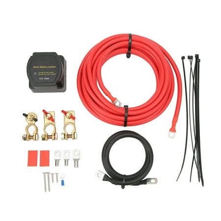Amp Dual Battery Isolator,12V 140 Amp Dual Dual Battery Isolator Kit ...