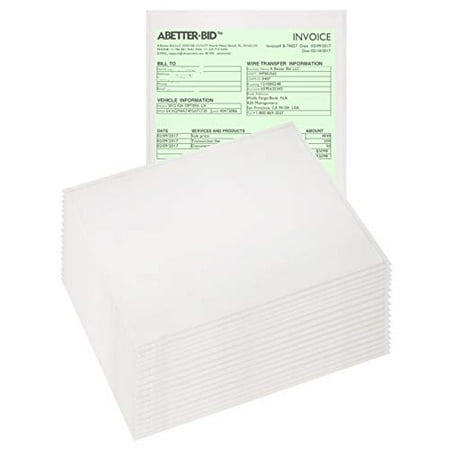100 Pack Clear Packing List Envelopes 10 x 13 Adhesive Shipping Label ...