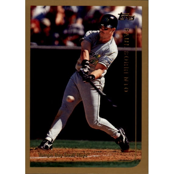 1999 Topps #28 Paul Sorrento MLB Baseball Trading Card - Walmart.com