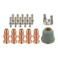 22pcs Plasma Cutting Consumables for Plasma Torches with Electrode and ...