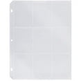 Trading Card Protector Sheets 9 Pocket X 100 Plastic Pages Holds 900 ...