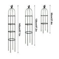 Garden Obelisk Trellis For Climbing Plants Outdoor Rose Bush Round ...