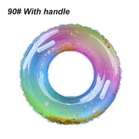 tssuouriy Kids Swimming Tube Glitter Inflatable Children Swim Sparkle ...