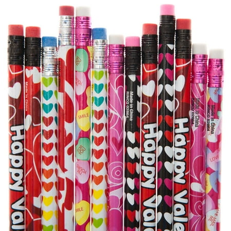 Valentine's Day Pencil Assortment - Walmart.com