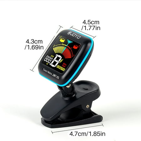 Professional LCD Display Digital Guitar Tuner 30-250bpm Metronome Tuner ...
