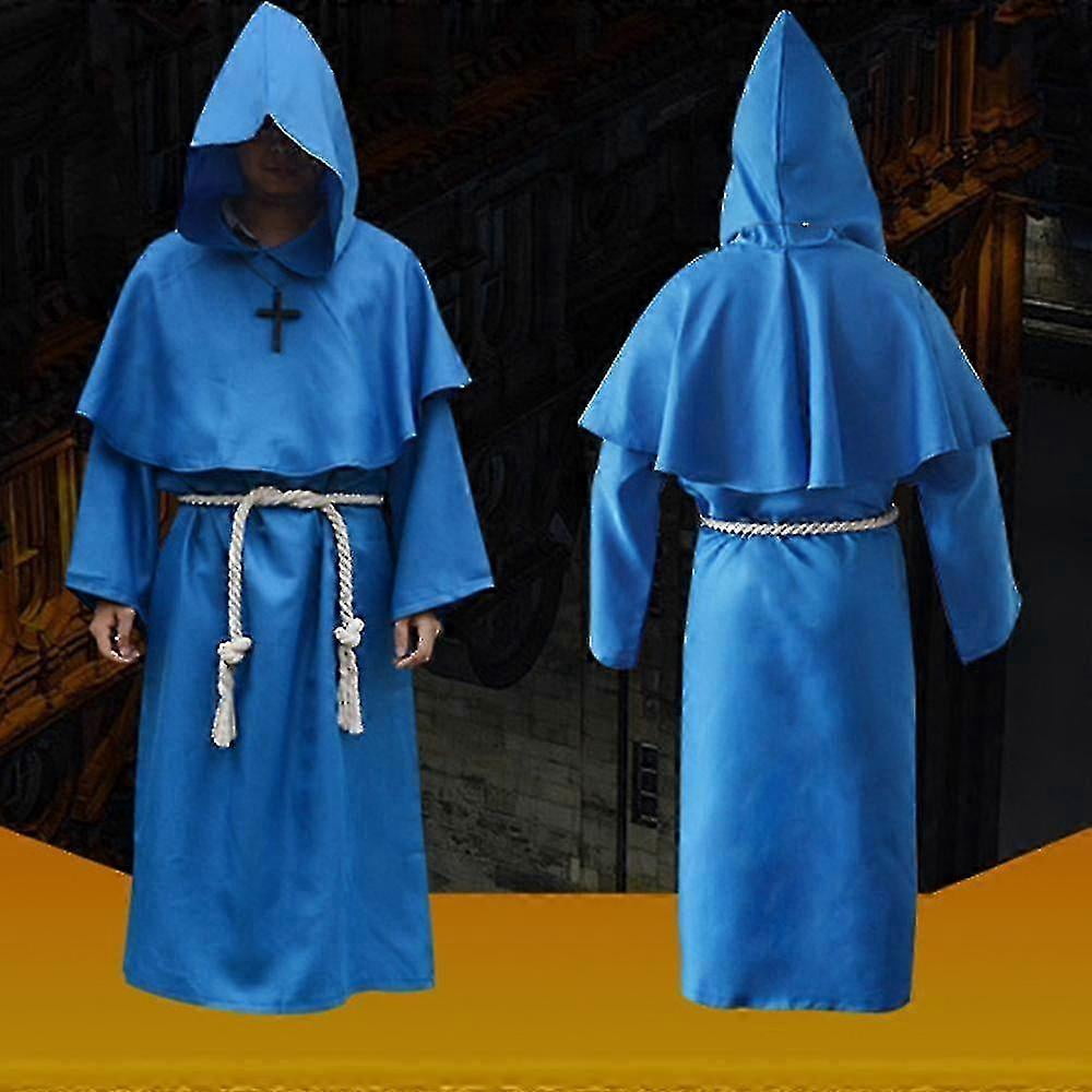 2026 Monk Fancy Dress Friar Tuck Costume Religious Robe Robin Hood ...