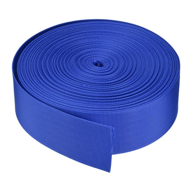 Flat Nylon Webbing Strap 2 Inch 20 Yards Blue for Backpack, Luggage ...