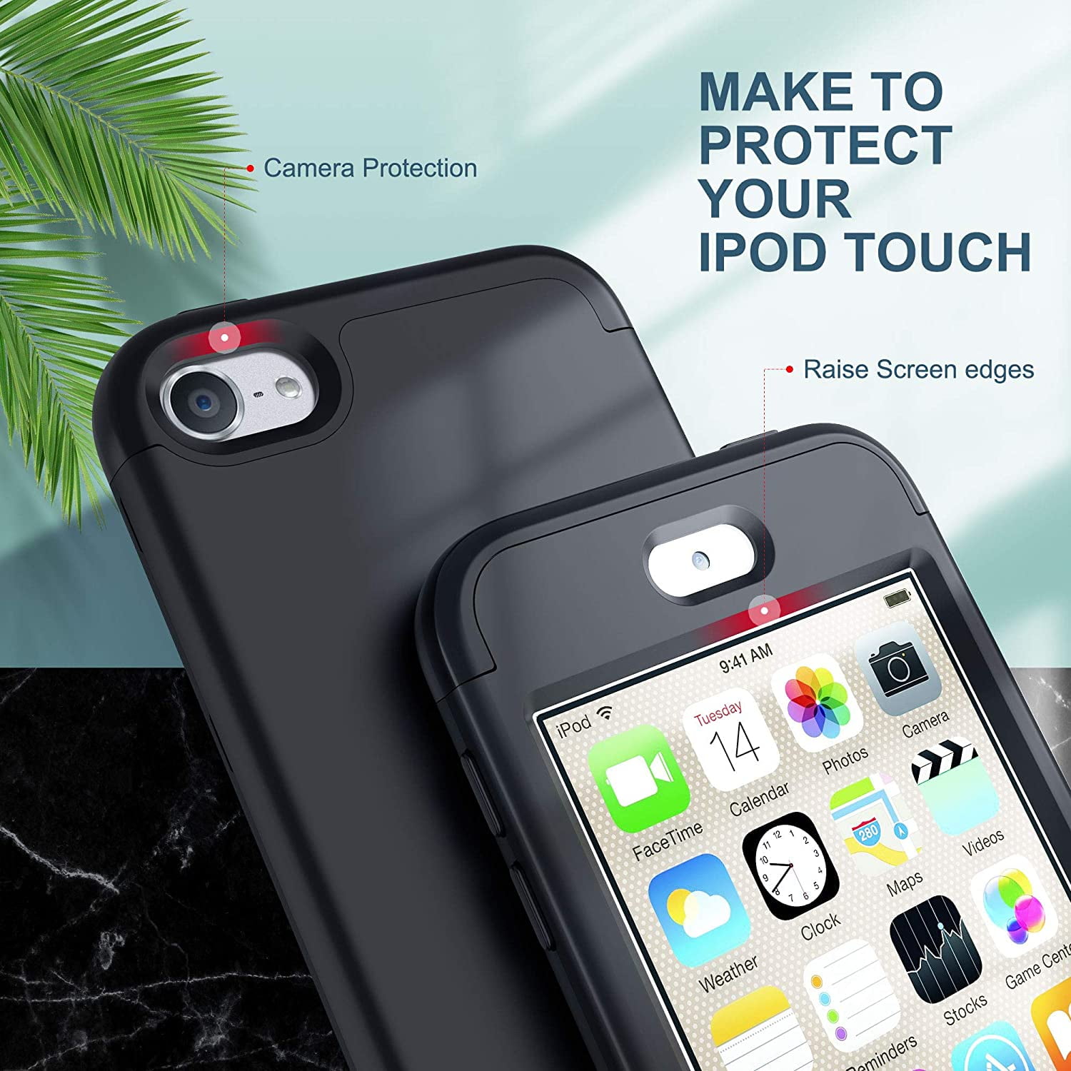 Ulak Ipod Touch 7th Generation Case Ipod Touch 5 Case Heavy Duty High