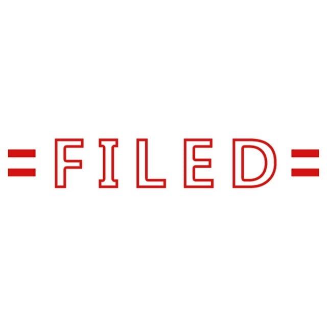 Printtoo Filed Self Inking Rubber Stamp Pre-Inked Office Stamp- Home ...