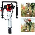 MONIPA 2 Stroke 52cc Gasoline Pile Driver Kit Gas Powered T Post Driver Manual Piledriver Farm ...