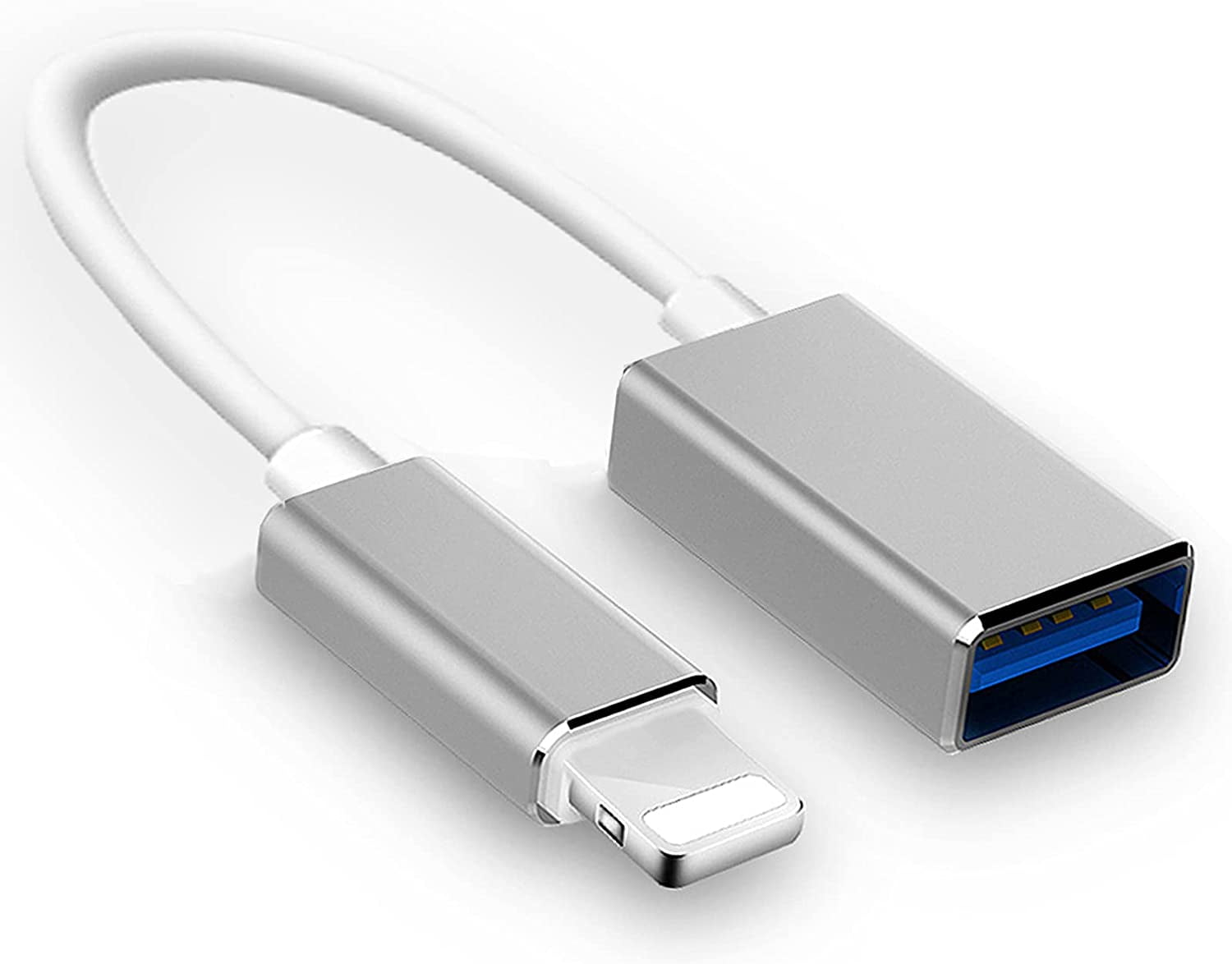 Buy Lightning to USB Camera Adapter, USB3 OTG Data Sync MFi Certified ...