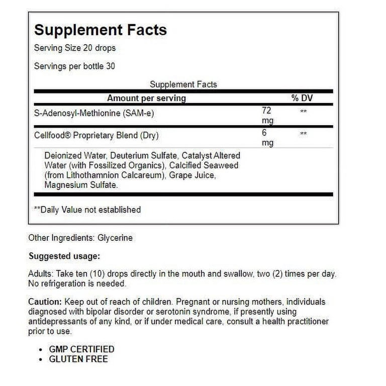Sam E Cell Food Vs Sam E Natural Factors Factory Sale | varsana.com