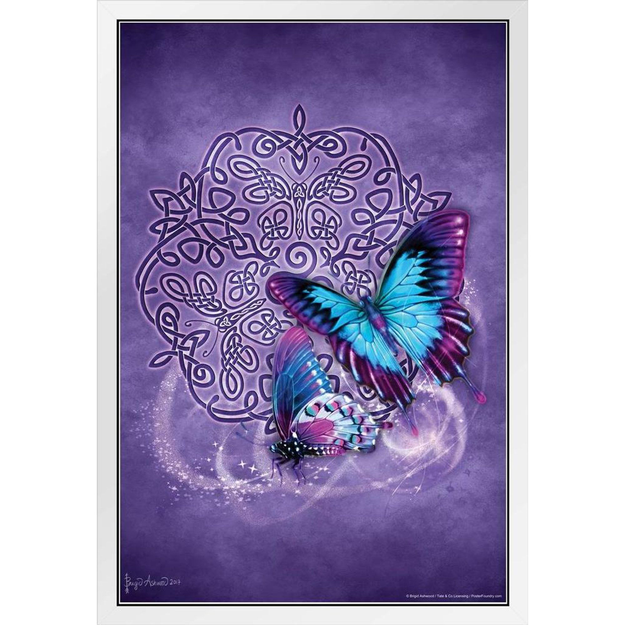 Celtic Butterfly Purple