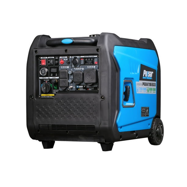 Pulsar 7,250 Watt Super Quiet Dual Fuel Inverter Generator with CO ...