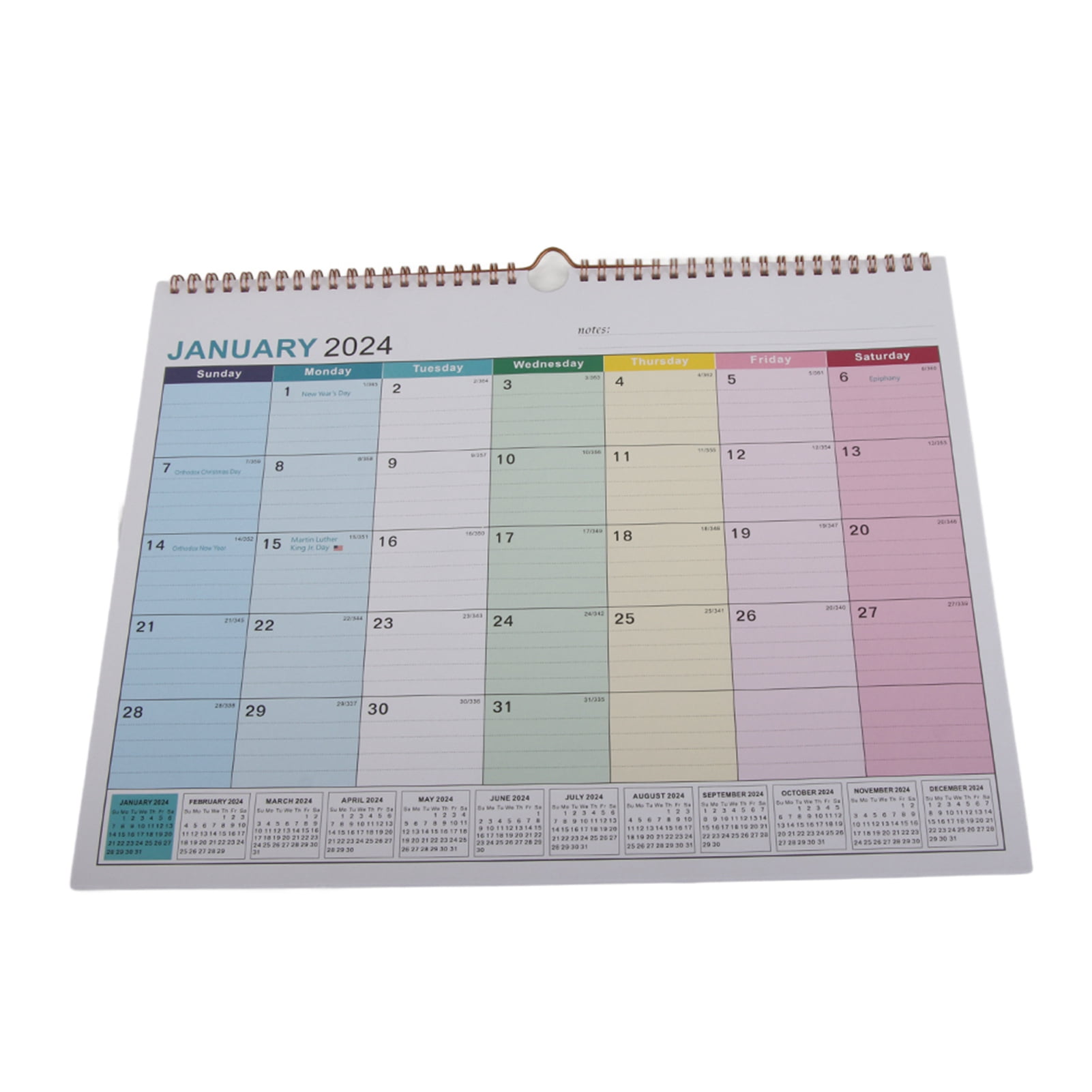 Click here for Amonsee Calendrier Calendrier Mural Anglais Simple... prices