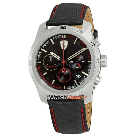 Ferrari Primato Chronograph Black and Red Dial Men's Watch 830444 ...