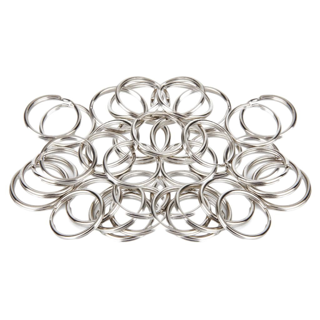 100± s Hoop Chain Loop Keys Connectors Plated 20mm - Walmart.com