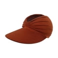 Crisscross Knot Ponytail Sun Visor, Women’s UPF Protection Sport Visor ...