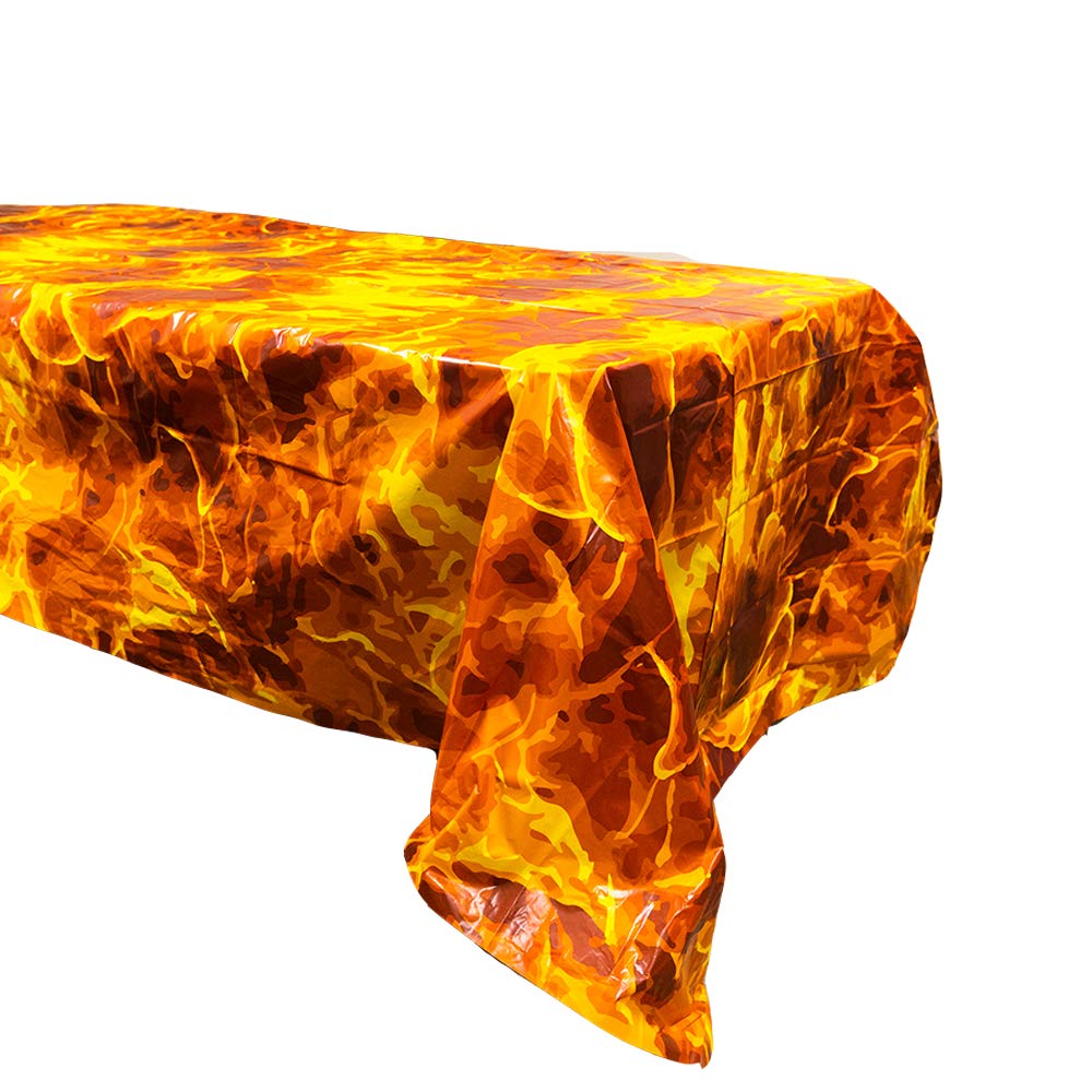 Fire Table Covers (2 Pack), Fire Party Supplies, Fire Table Setting ...