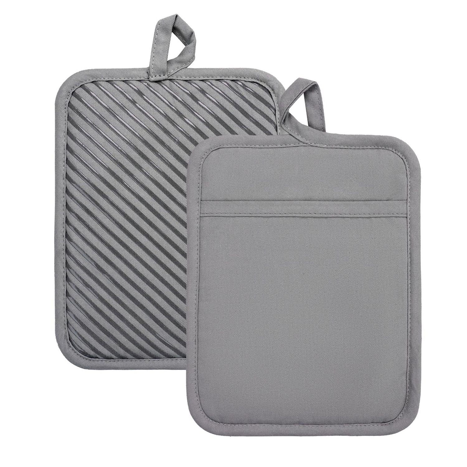 Click here for Fabstyles Silicone Print Pot Holder Set Of 2 7 X 9 prices