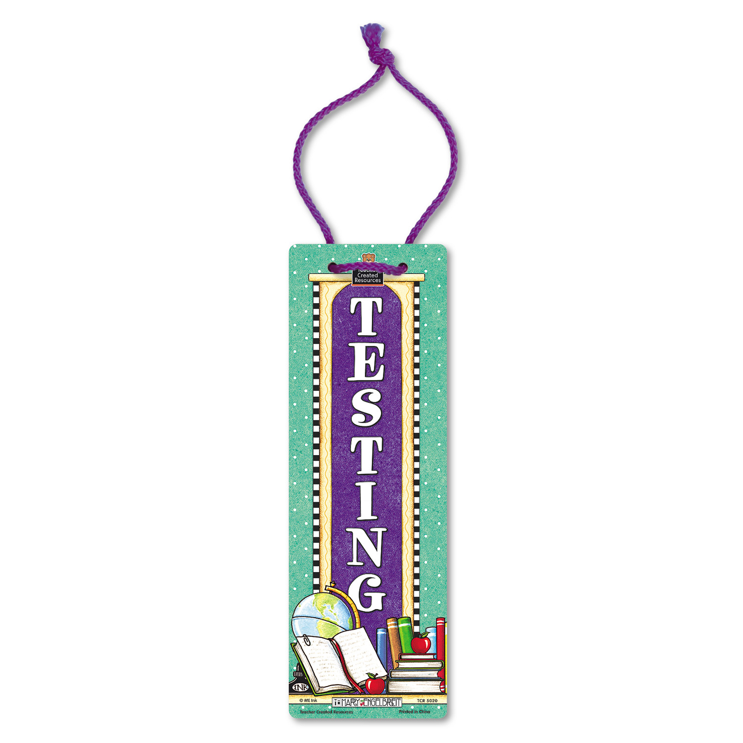 Teacher Created Resources Welcome/Testing Door Sign, 3 x 9 - Walmart.com