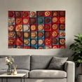 Delicious Cookie Grid Pattern Wall tapestry， Large size Printed ...