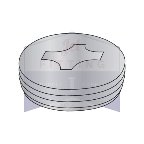 1/2-14 Phillips Pipe Plugs | Zamac #3 Zinc Alloy | Die Cast Zinc Alloy ...