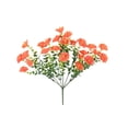 Amketima Artificial Flowers 14.56in Faux Trumpet Flowers Bushes Fake ...