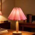 Amketima Flower Lampshade Petal Shape with Detachable Cover for Table ...
