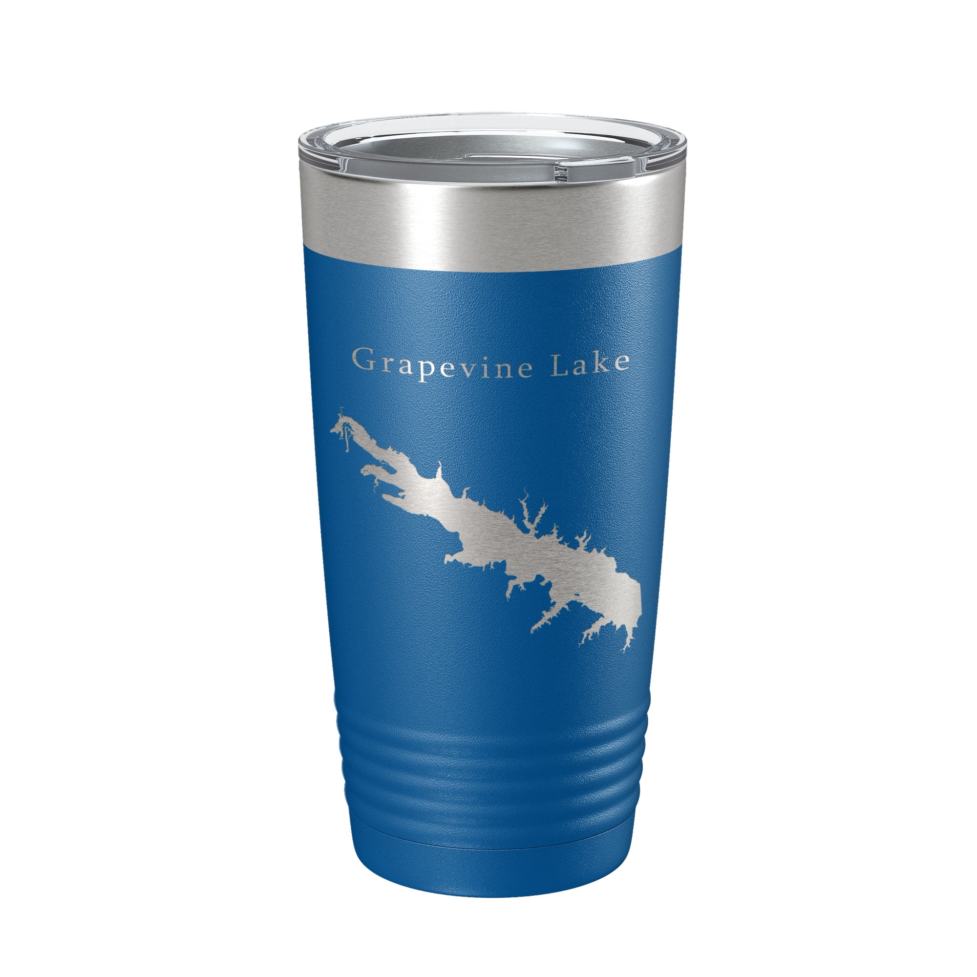 Grapevine Lake Map Tumbler Travel Mug Insulated Laser Engraved Coffee ...