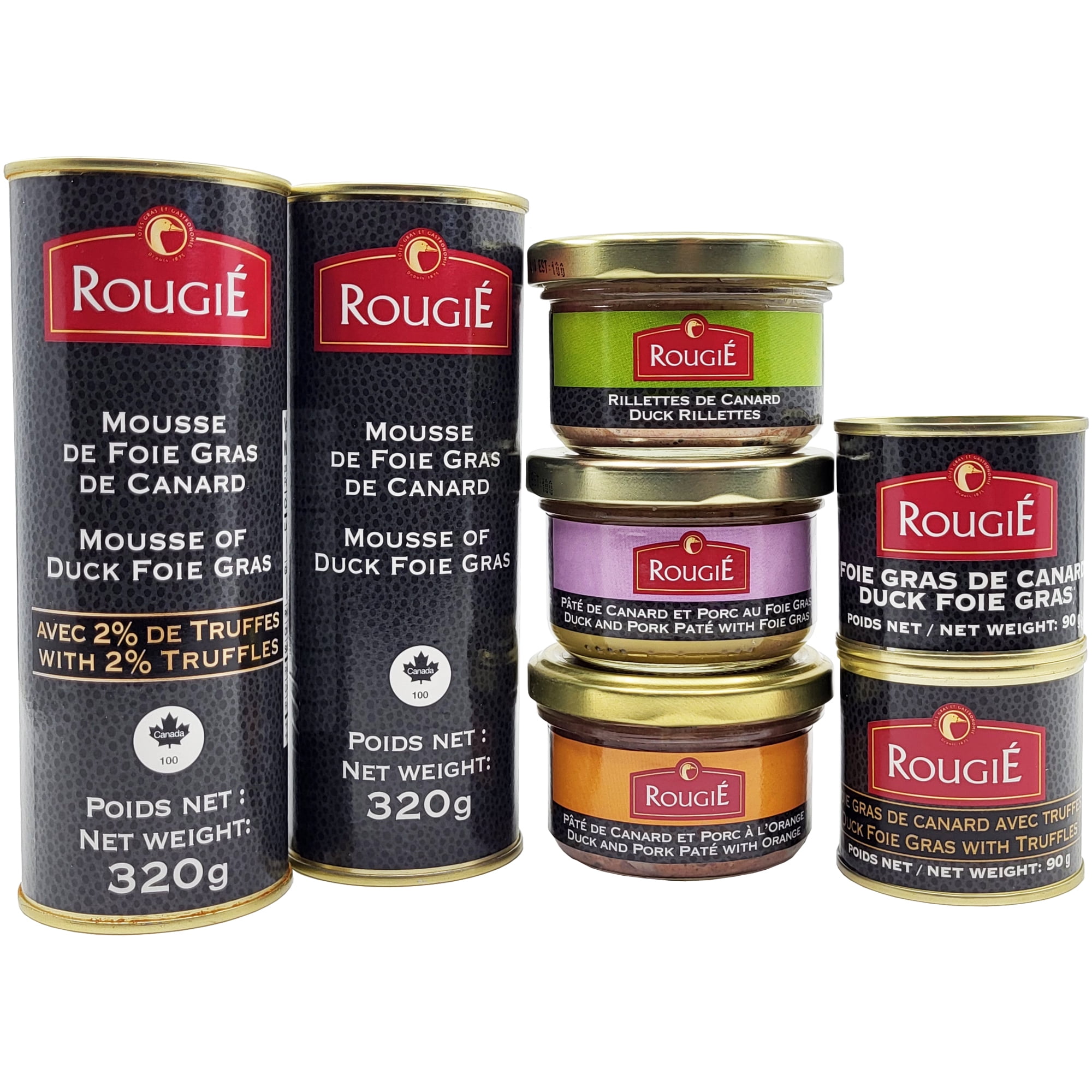 Click here for Rougié Rougie Duck Foie Gras & Spreads 7-Pack - Bl... prices