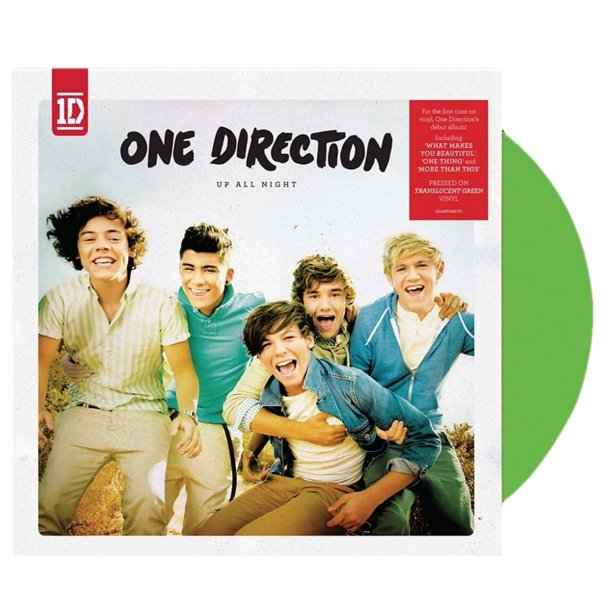 One Direction Up All Night Exclusive Translucent Green Vinyl Limited LP ...