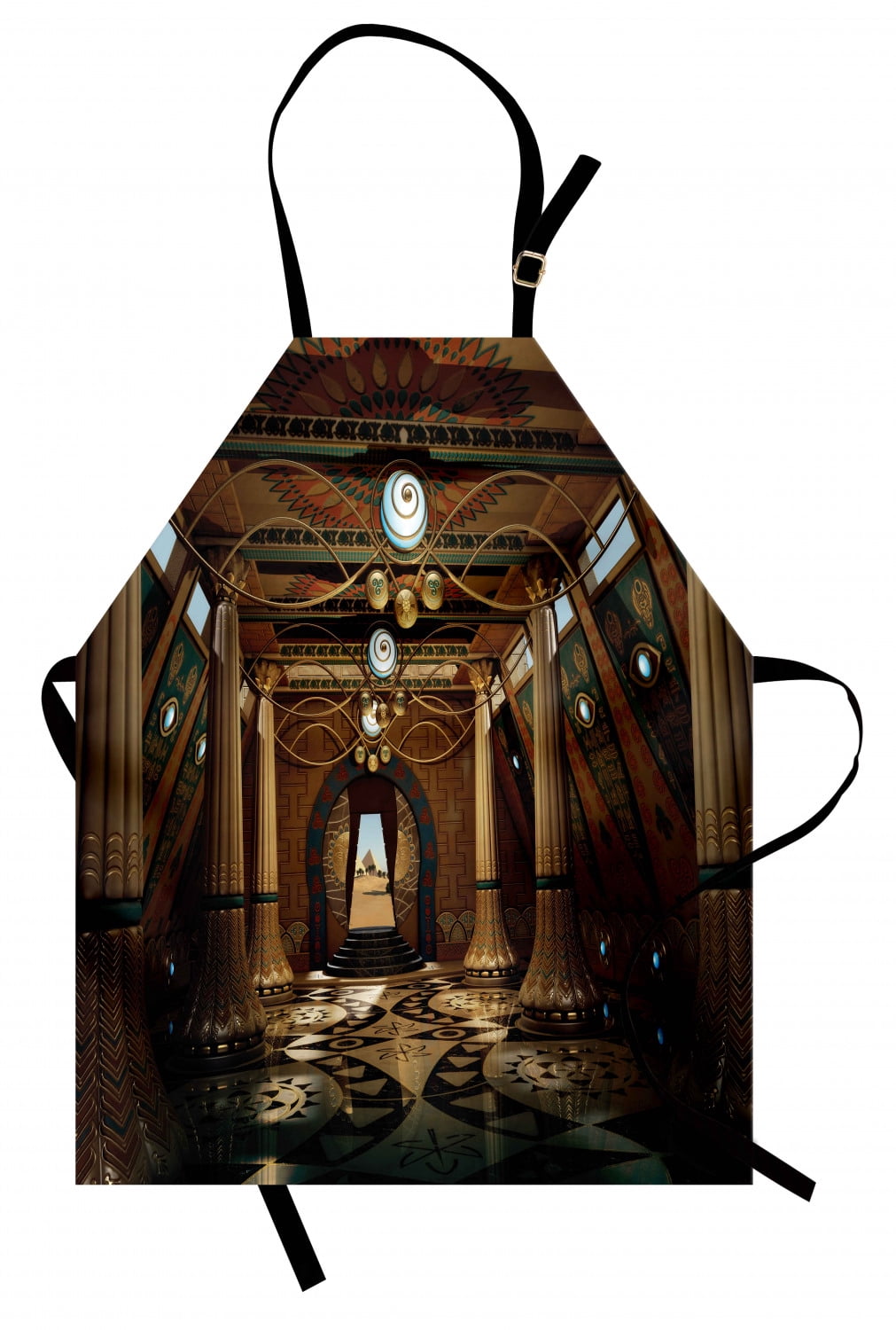 Pillar Apron Graphics of a Temple Interior in the Fantasy Style with ...