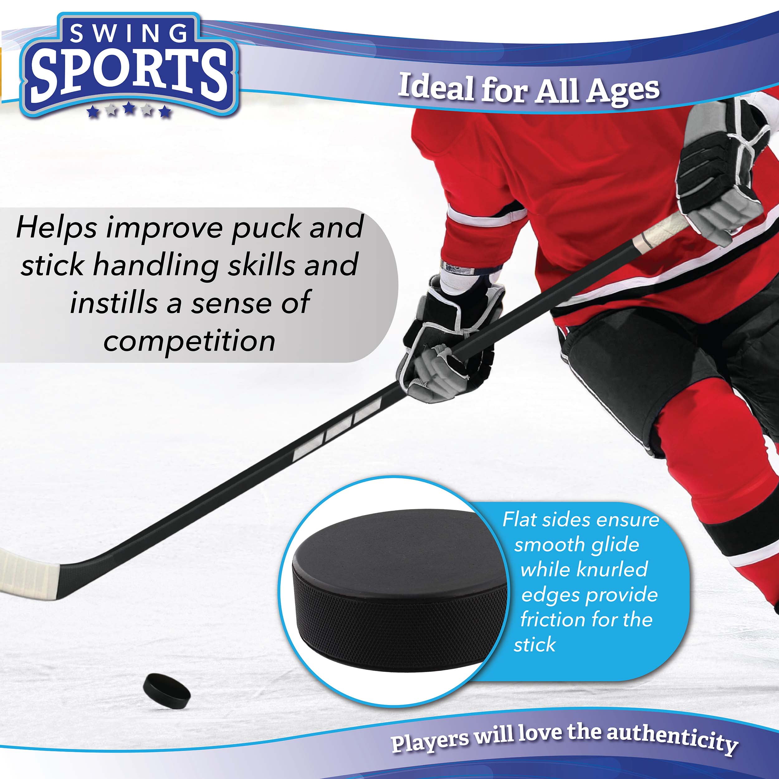 Ice Hockey Puck And Stick