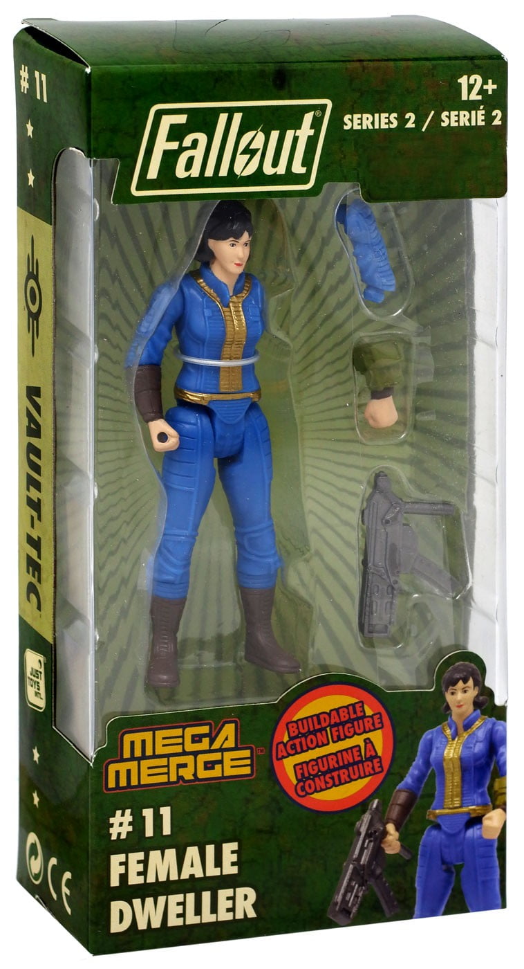 Fallout Series 2 Female Dweller Buildable Figure - Walmart.com