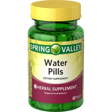 Spring Valley Water Pill, 60 Tablets - Walmart.com