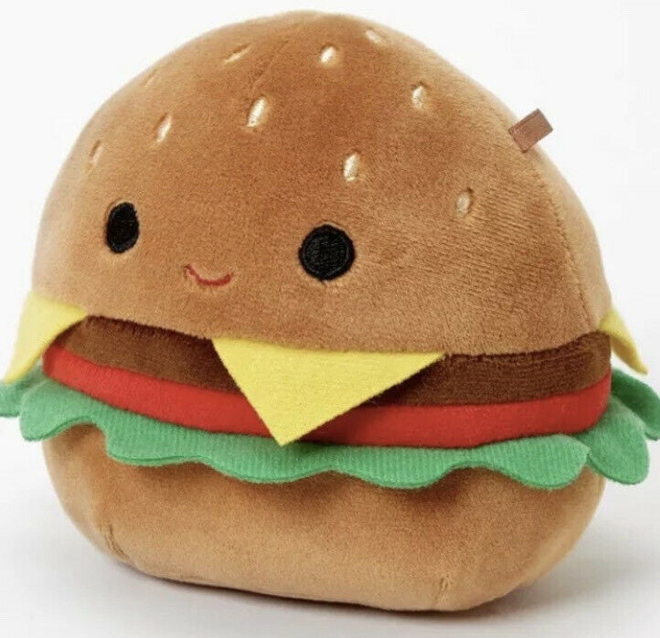 Squishmallows Official Kellytoy Plush 16" Carl the Cheeseburger ...
