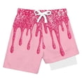 Double Layer Swim Trunks Kids Beach Shorts Mesh Boys Swimwear Clothes ...