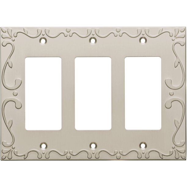 Franklin Brass Classic Lace Triple Rocker Wall Plate - Walmart.com ...