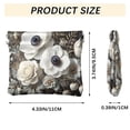 Big White Flower Wallet Small PU Leather Change Pouch Wallet for Women ...