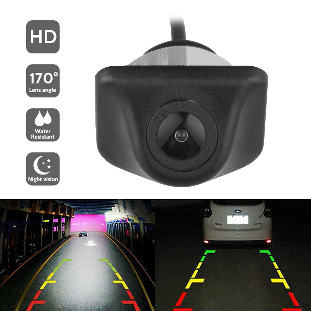 EIMELI Universal Backup Camera for Car, Waterproof Rear View Camera 170 ...