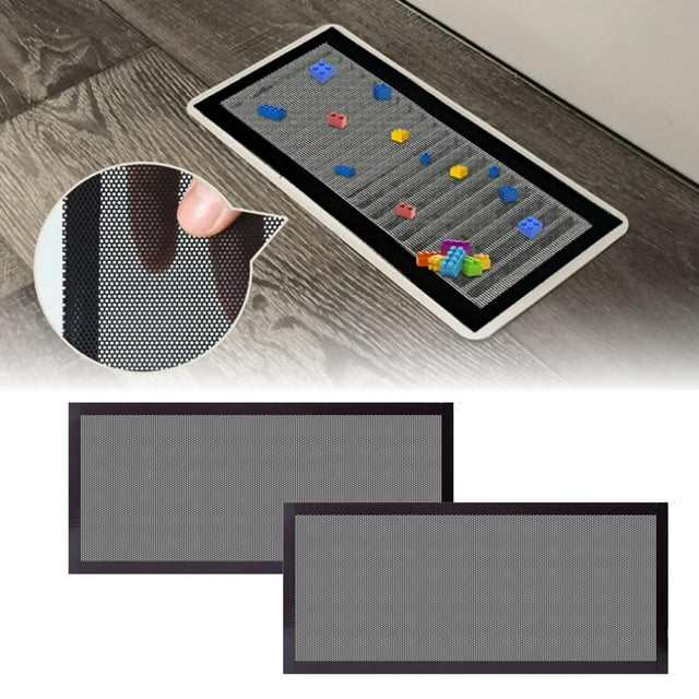 2 Pack Floor Vent Covers Rectangle Air Vent Screen Cover Silicone Vent ...