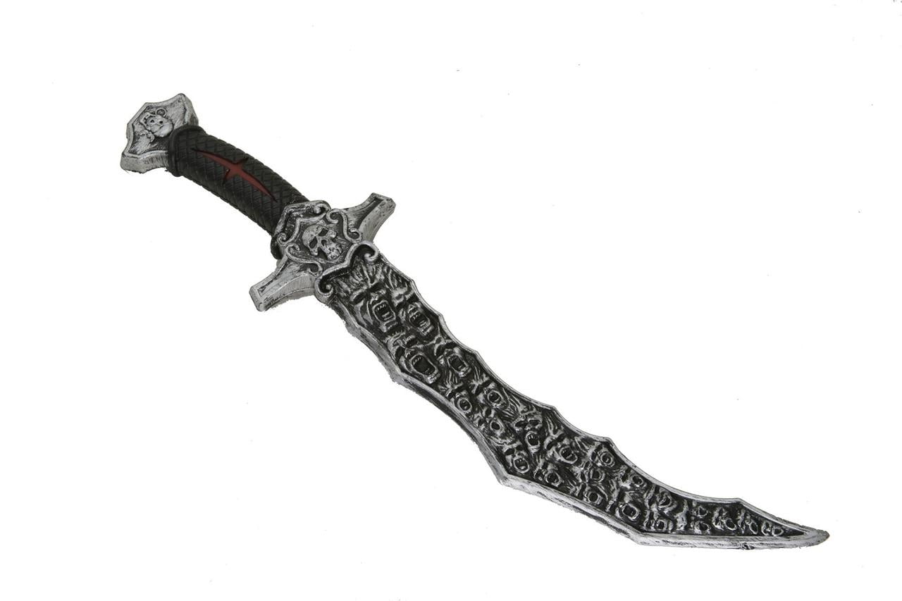 Halloween Costume Accessory- 22 Inch Plastic Dagger w/ Faces Of The ...