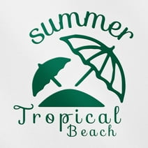 Tropical Beach Island hibiscus Palm Trees Automotive Car Window Locker ...