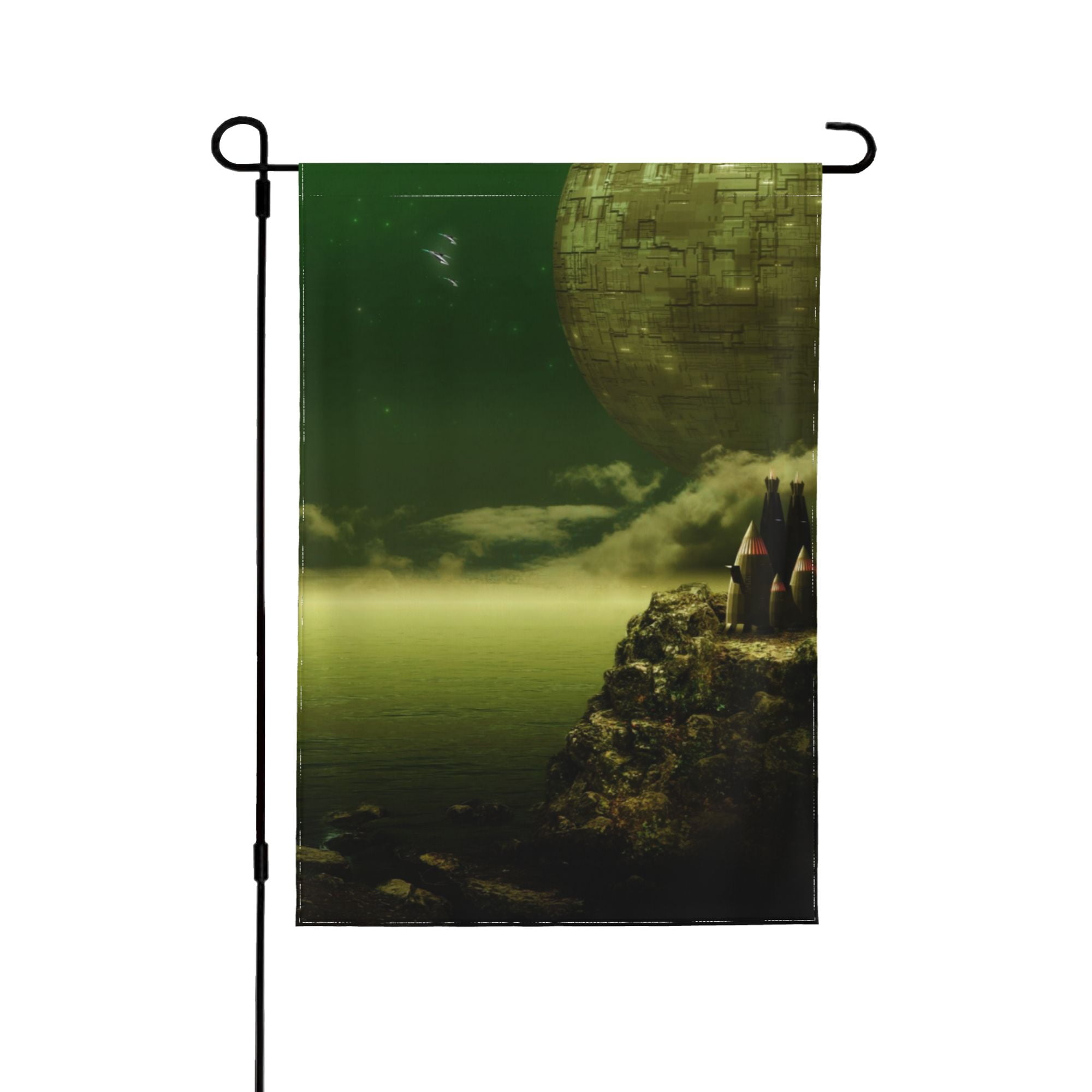 XMXY Science Fiction Sci Fi Garden Flags Double Sided,Farmhouse Holiday ...