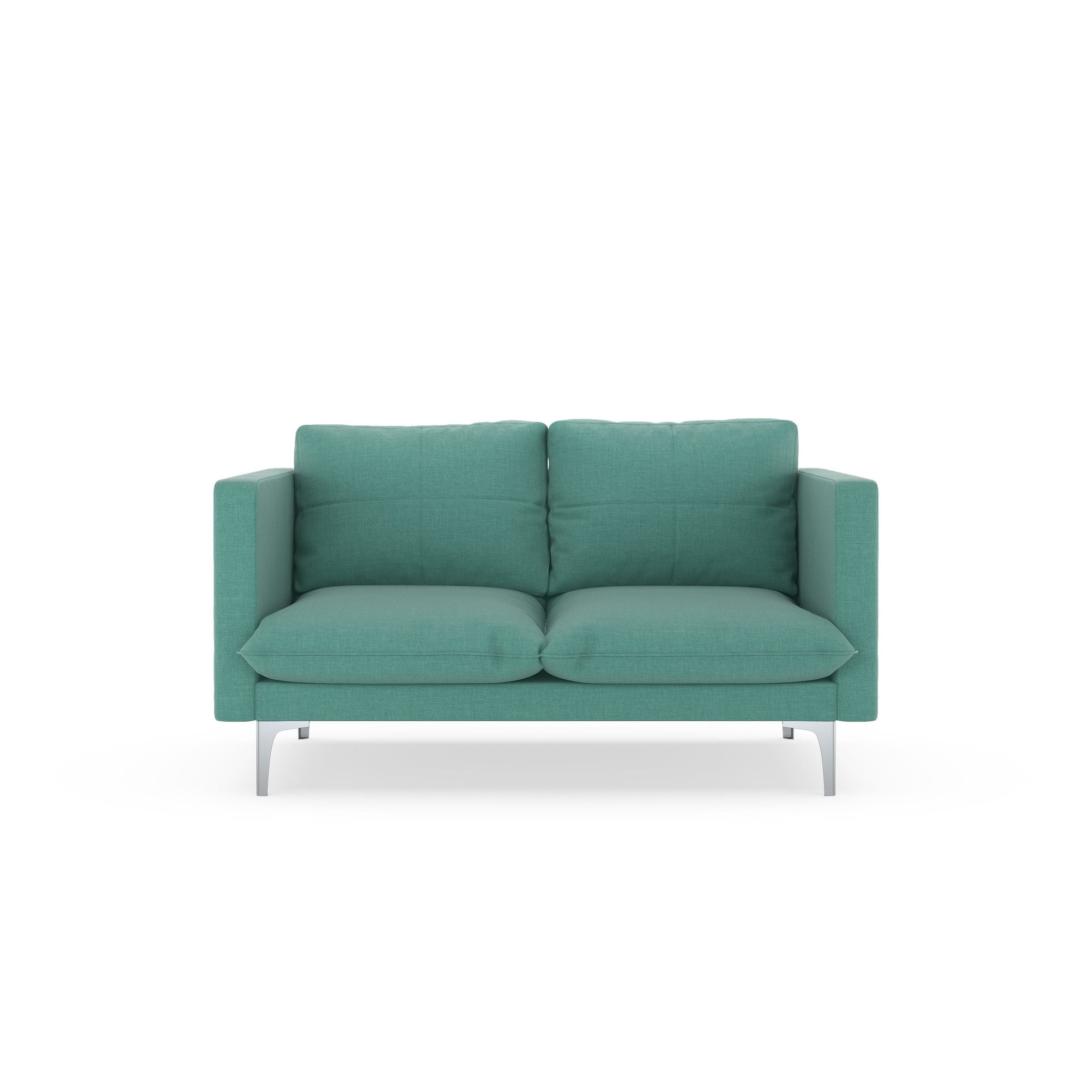 Kellen Sofette Linen Weave - Blue Lagoon - Walmart.com