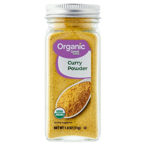 Great Value Organic Curry Powder, 1.8 oz - Walmart.com
