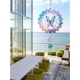 Metal Outdoor Spiral Hanging Wind Spinner with 3D Rotating Butterfly ...