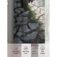 3D Cracked Ground Sheer Curtains for Living Room Bedroom Path Modern ...