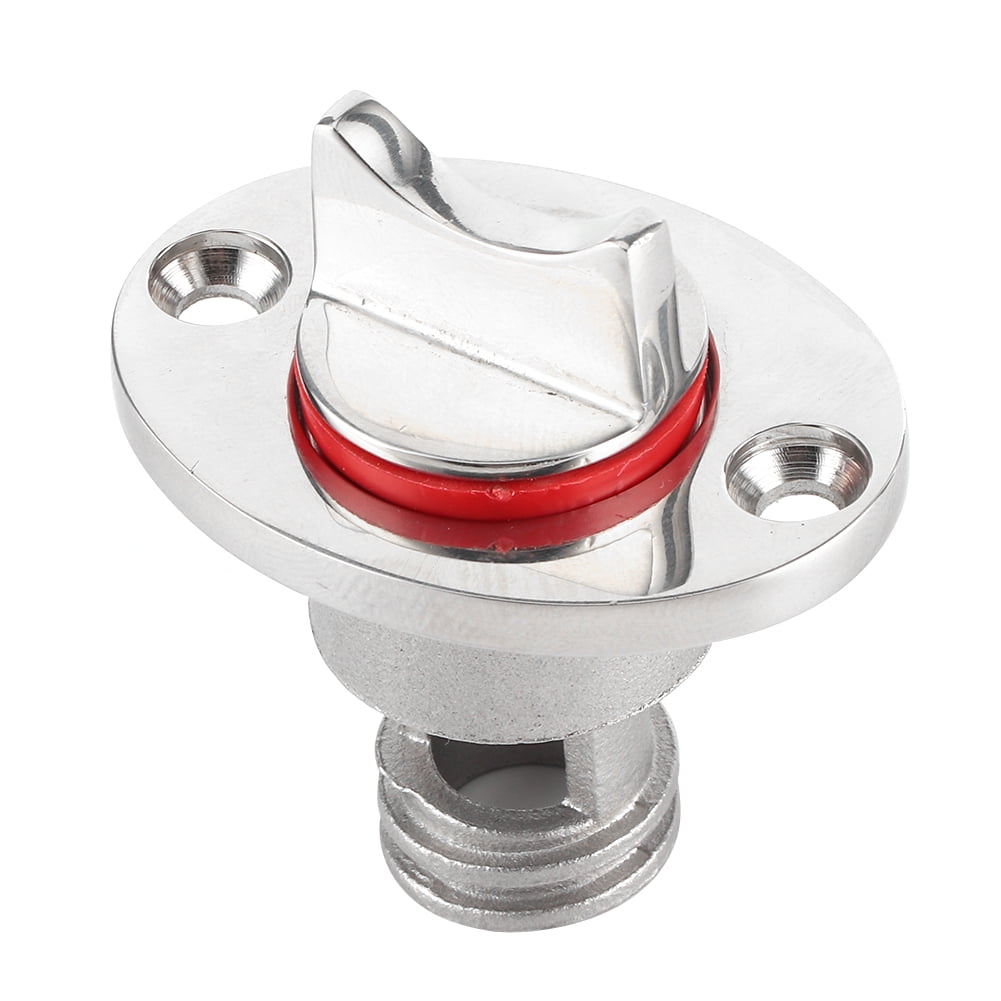 Peahefy Boat Accessories,Marine Polished Garboard Drain Plug Fits Hole ...